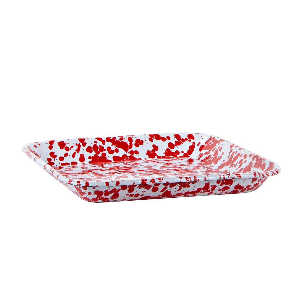RD09S2 - Red Swirl Square Trays - Set of 2 - UPC 619199097564 – Golden ...