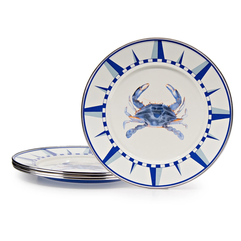 SE07S4 - Blue Crab Dinner Plates - Set of 4 - UPC 619199412756 – Golden ...
