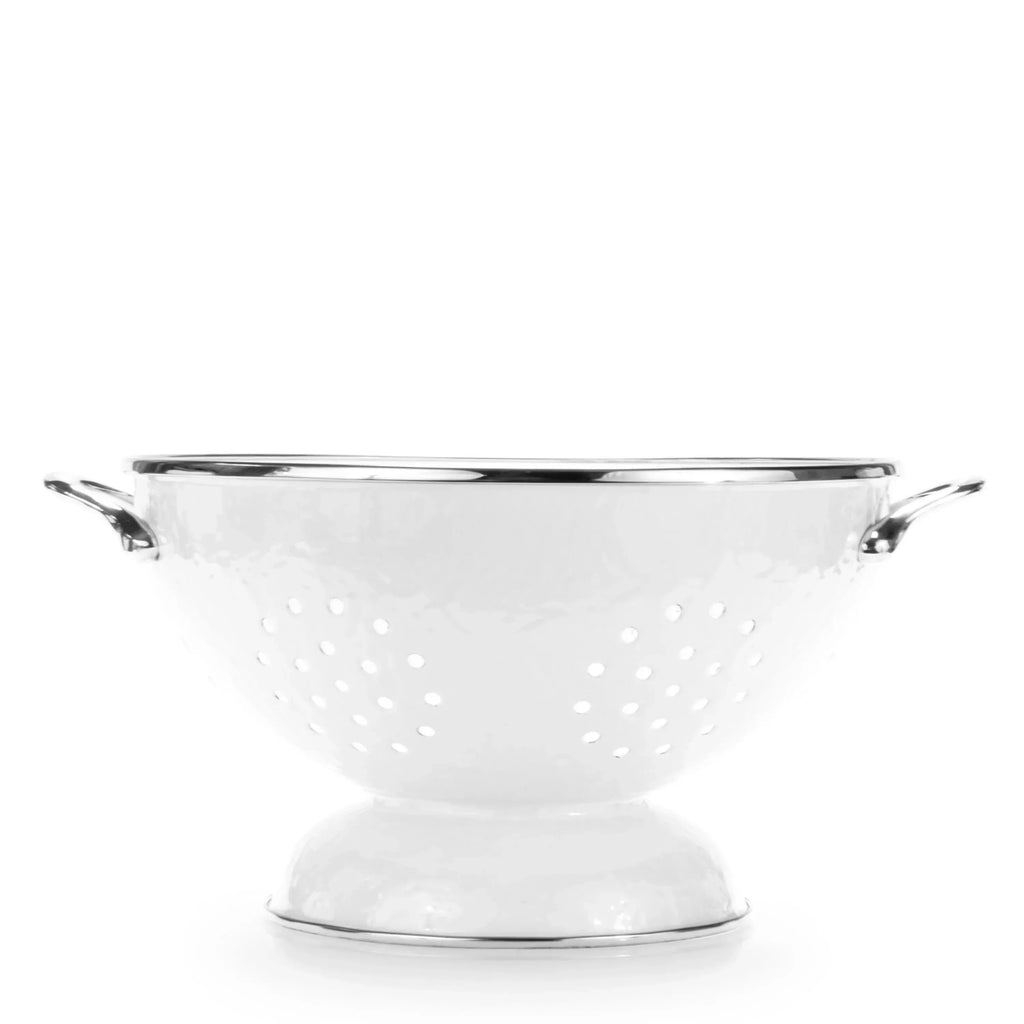 WW25 - Solid Large Colander, White - UPC 619199253335 – Golden Rabbit ...
